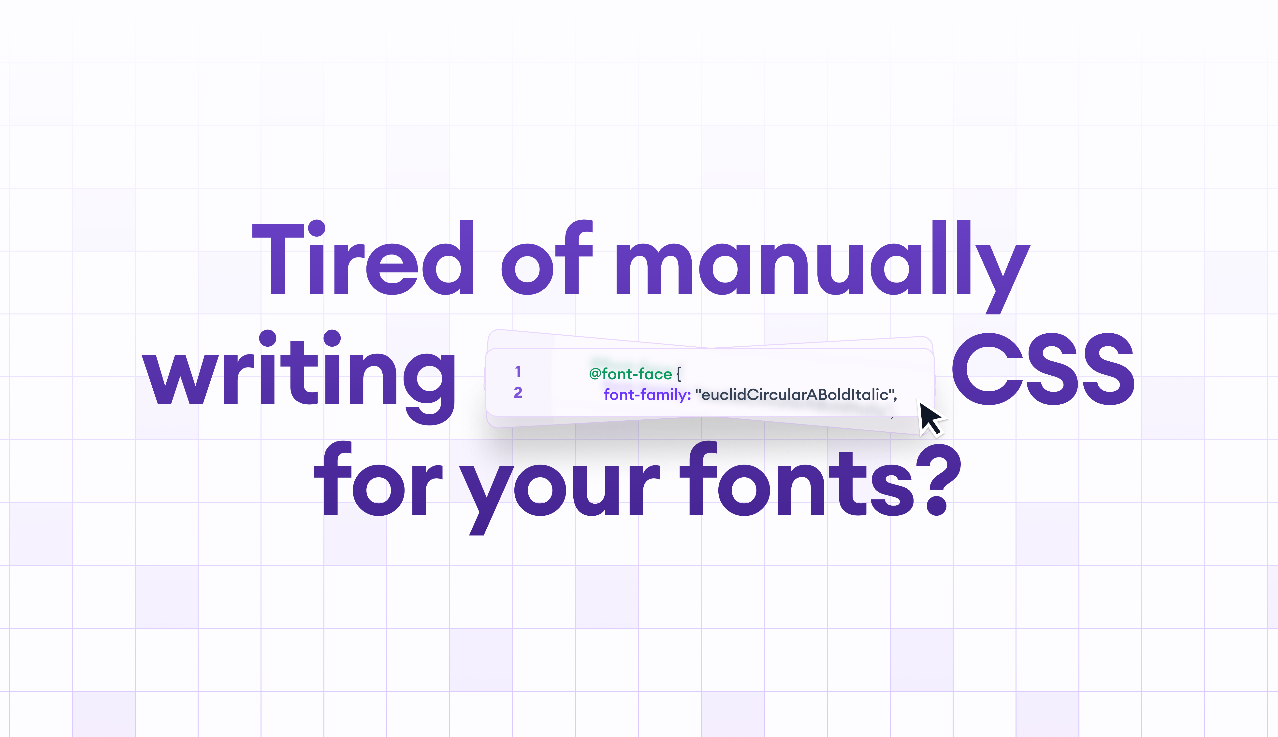 Font css generator - classyfont